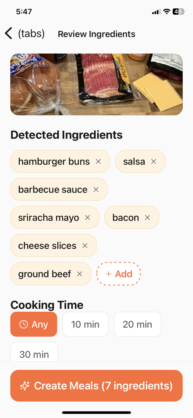 Meal Maker AI – Turn Your Ingredients Into Delicious Meals